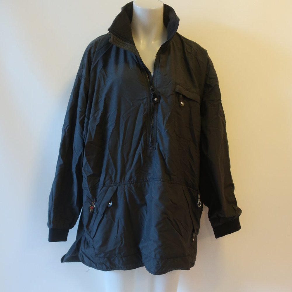 Mens Ocean Pacific Tech Black 1/4 Zip Snowboard Ski J… - Gem